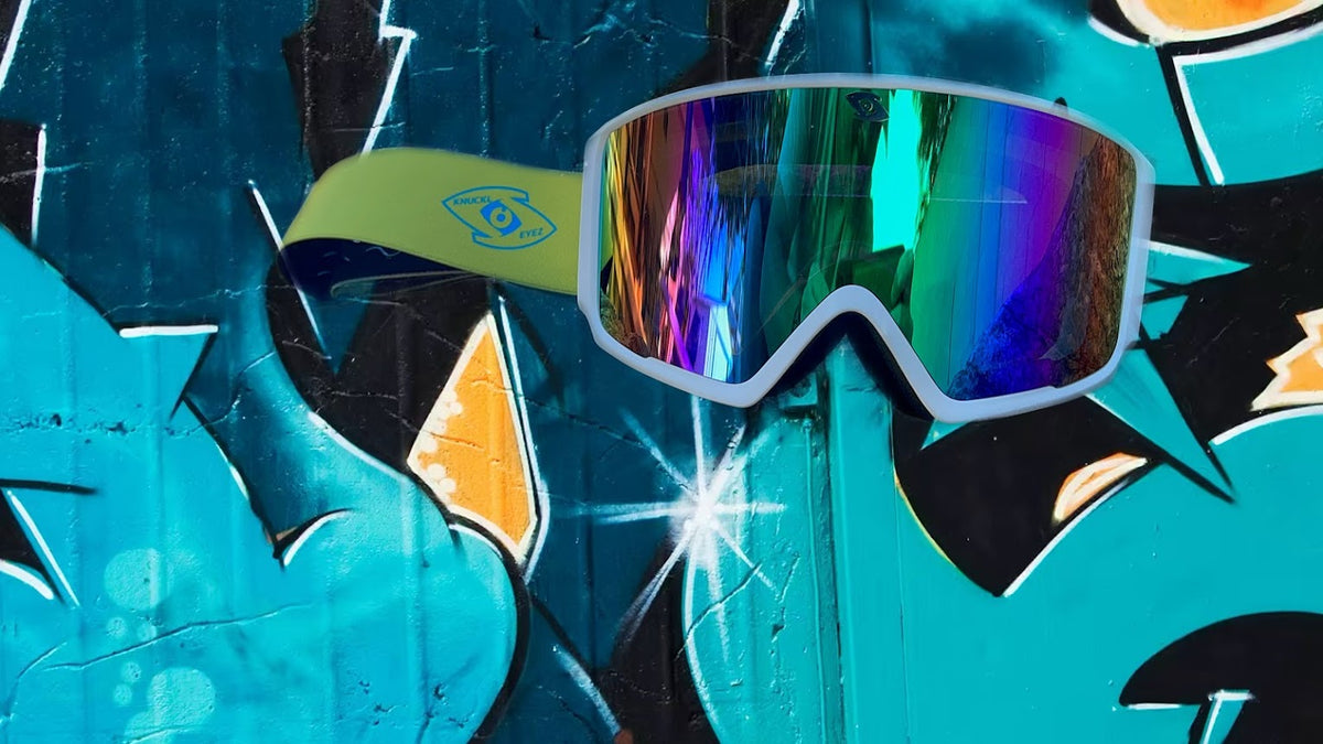 Goggles - White Frame / Neon Green Strap – KnucKL-EyeZ